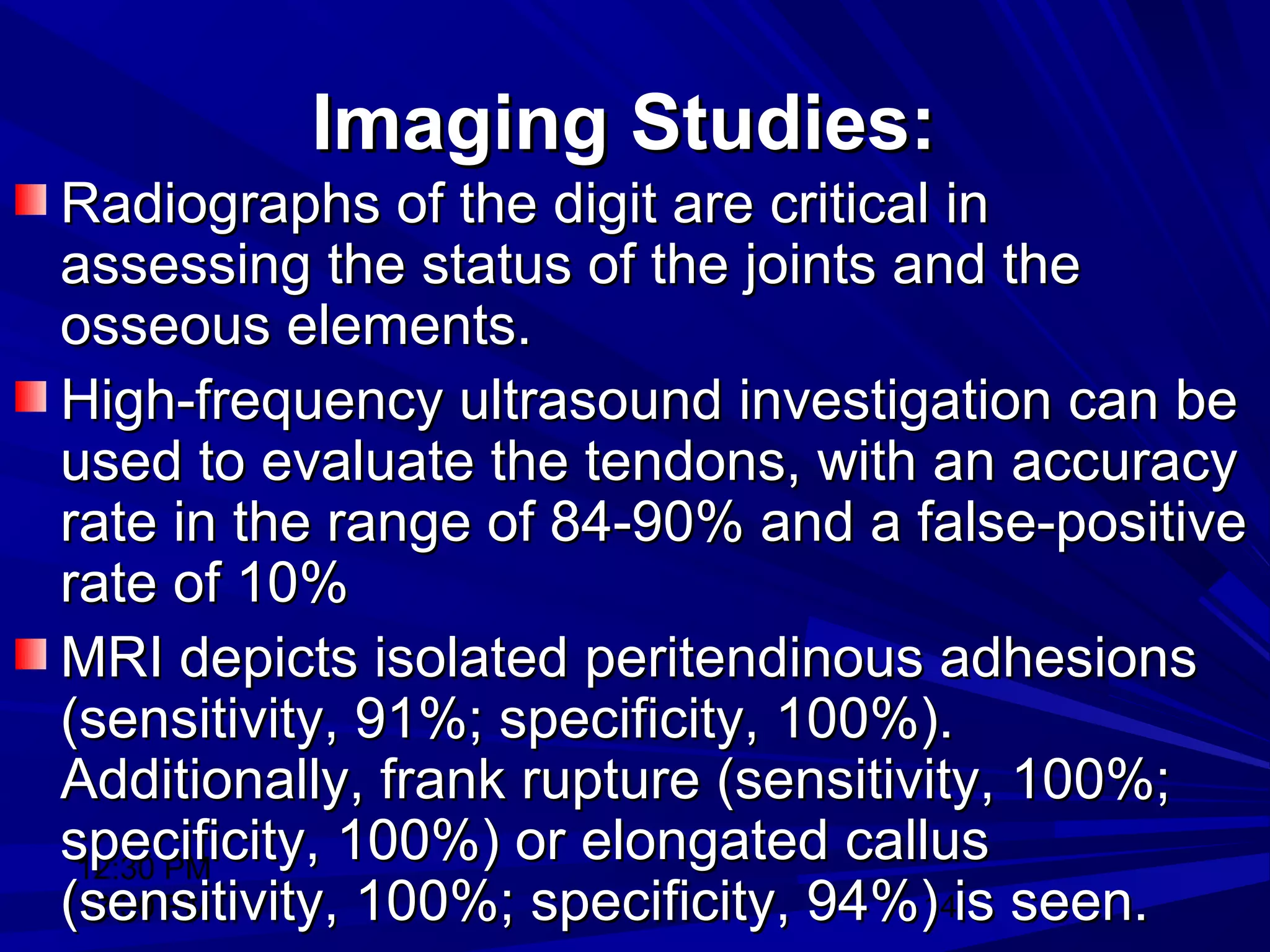 Flexor tenolysis by Dr Ga | PPT