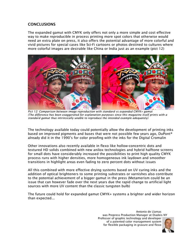 Expanded gamut printing with CMYK only (Ecofriendly) | PDF