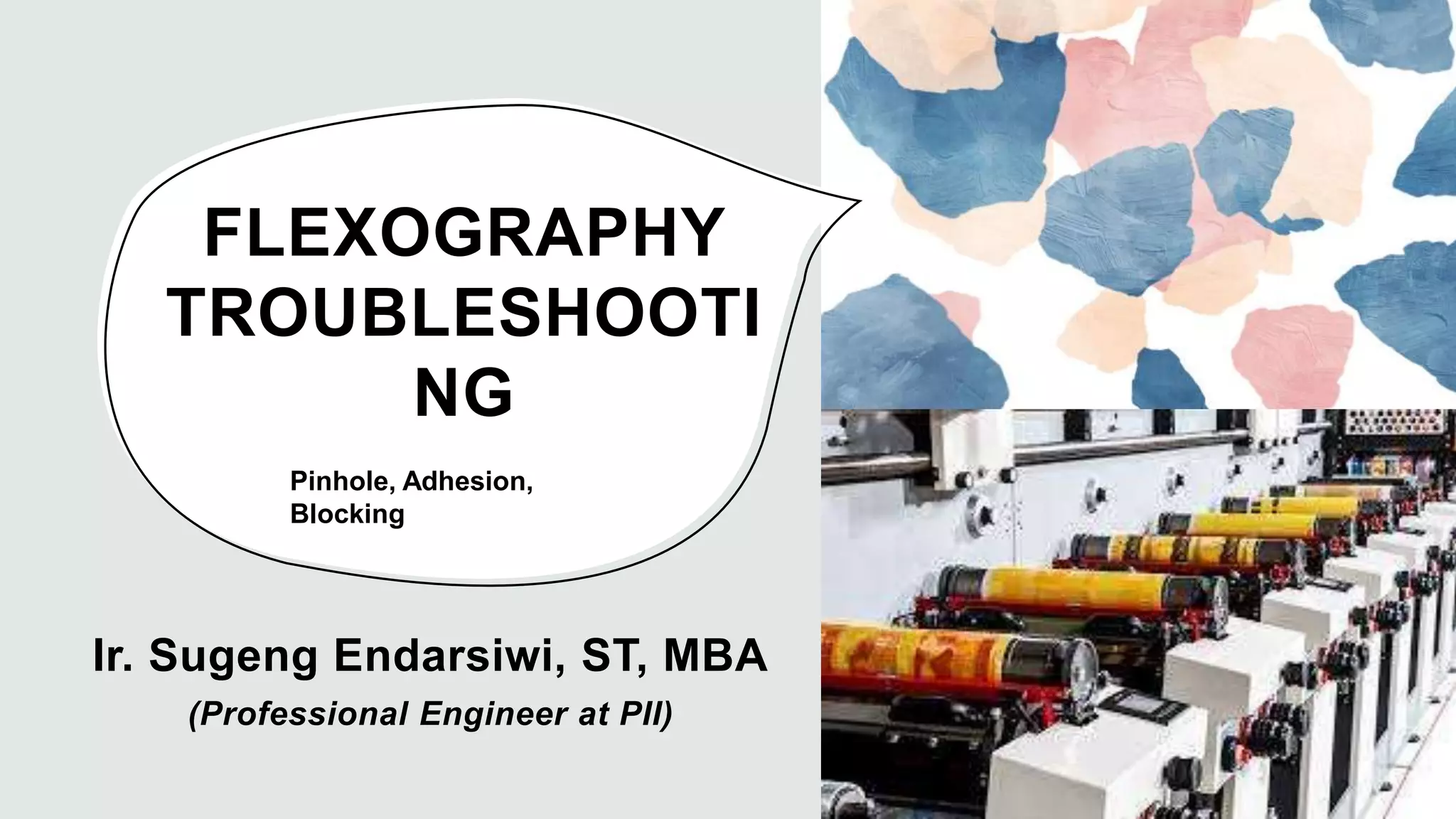 Flexo Trouble Shooting | PPTX
