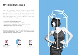 ORIS FlexPack // Web Packaging Prototyping System | PDF | Desserts and Baking | Food & Drink