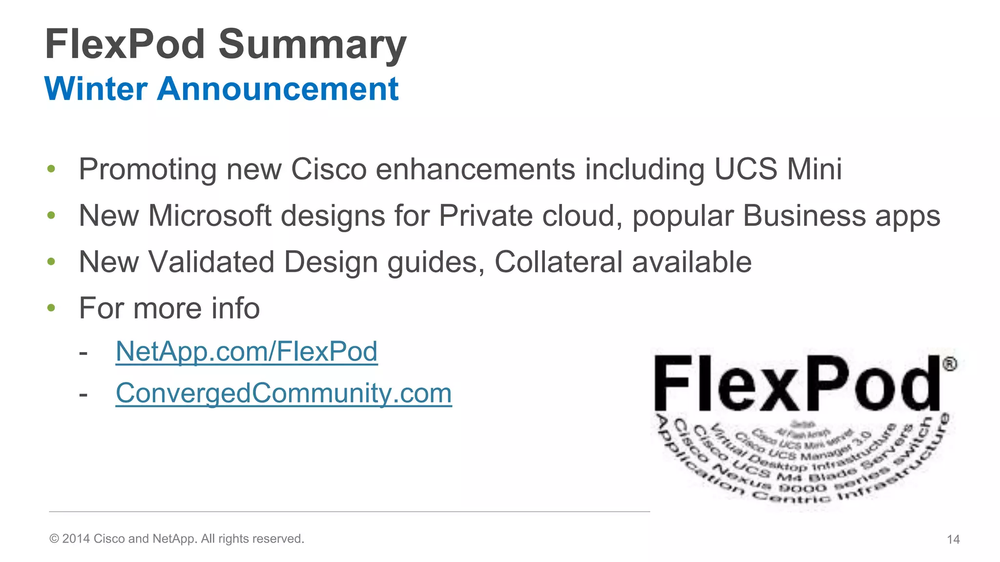 FlexPod_Feb2015-slideshare | PPT