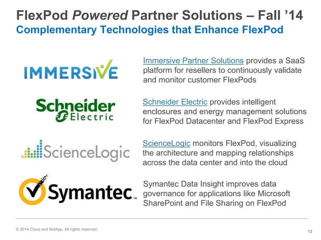 FlexPod-Performance-Fall2014-slideshare | PPTX