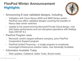 FlexPod Winter Leadership Update | PPT