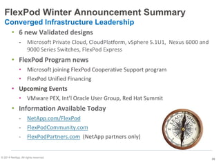 FlexPod Winter Leadership Update | PPT