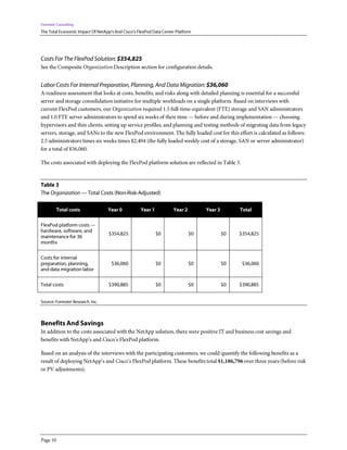 The Total of Economic Impact of NetApp’s and Cisco’s Flexpod Data ...