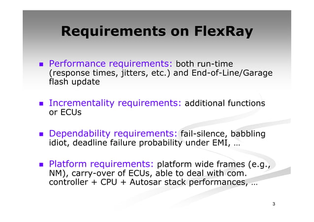Configuring The Communication On Flexray The Case Of The Static Segment Pdf Computing 4137