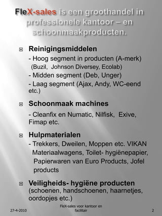 FleX-sales Presentatie | PDF