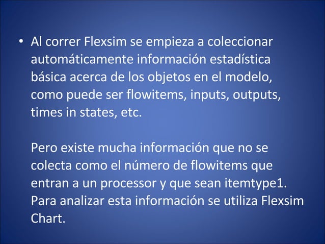 Flexsim Chart | PPT