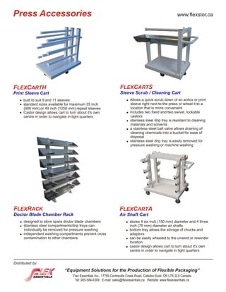 FlexStand Sleeve Storage Rack | PDF