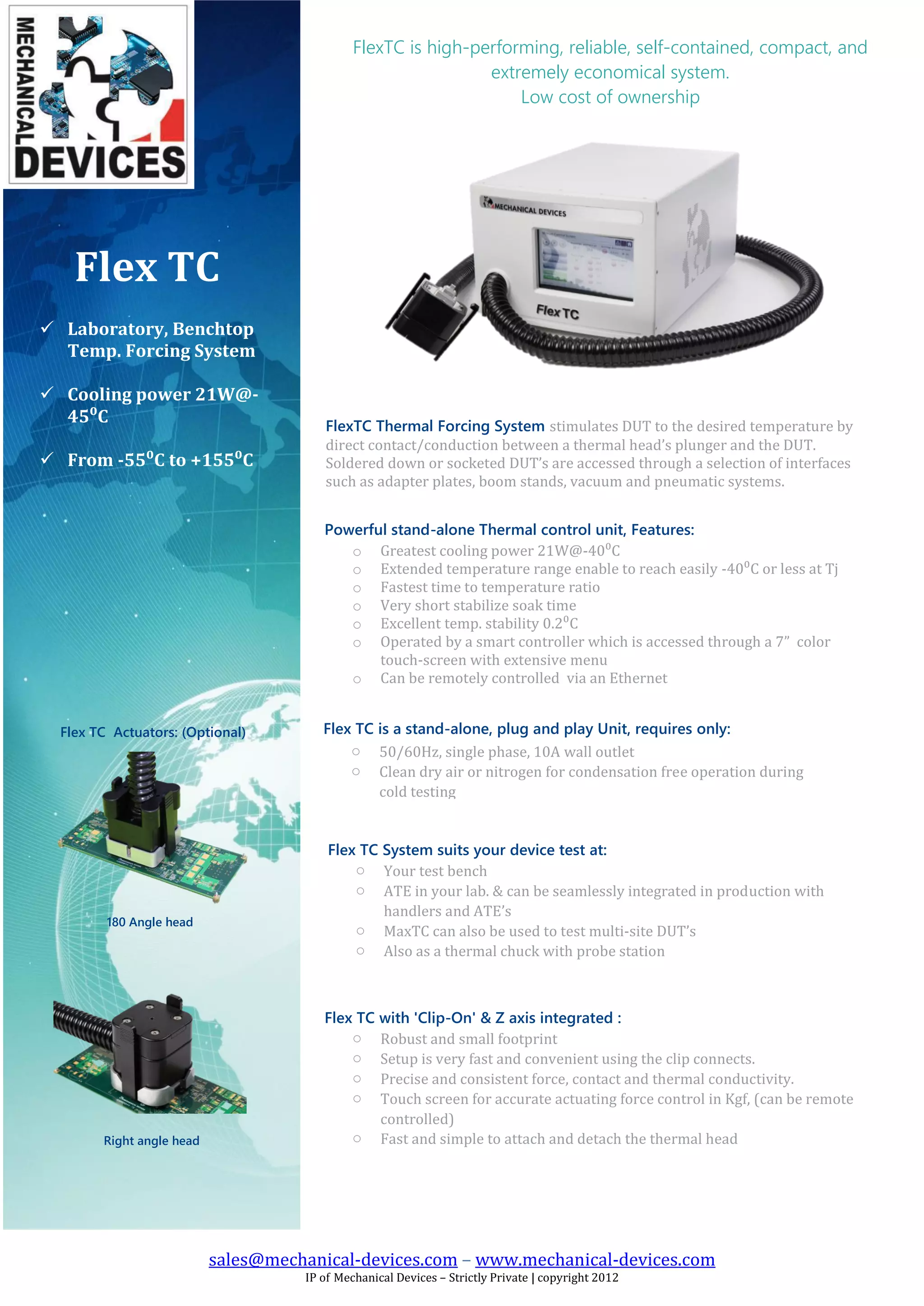 Benchtop Thermal Forcing System - FlexTC | PDF | Weather | Science