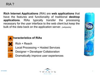 Adobe's RIA Technologies (non technical) | PPT