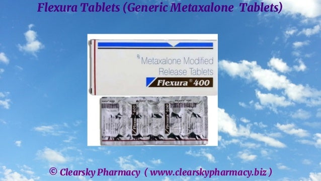 Flexura Tablets (Generic Metaxalone Tablets) | PDF