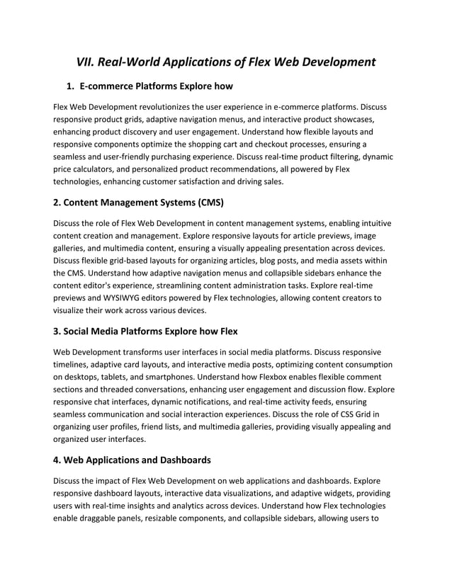 Flex Web Development.pdf | Web Development | Internet