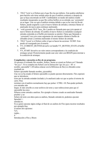Flex y Bison | PDF