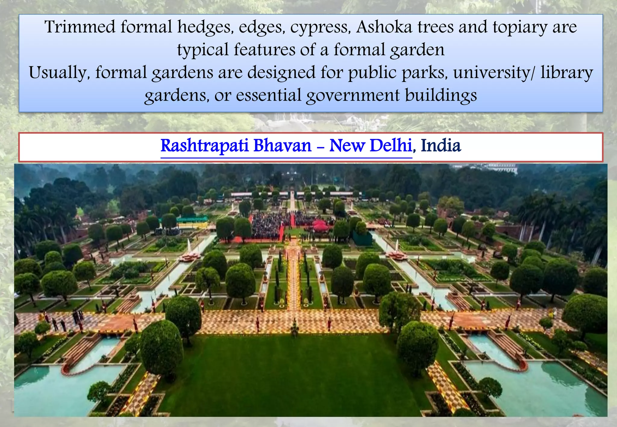 history, scope and importance of gardening, aesthetic values and ...