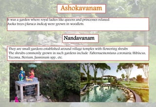 history, scope and importance of gardening, aesthetic values and ...