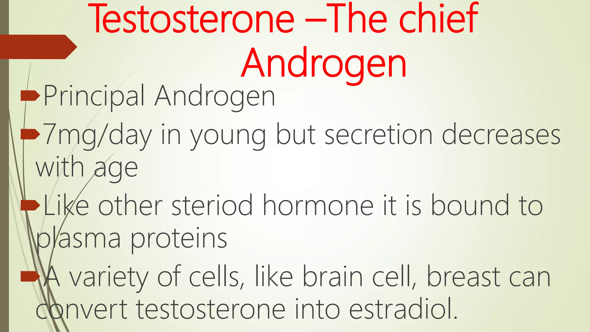 PHYSIOLOGICAL ACTION OF TESTES | PPT