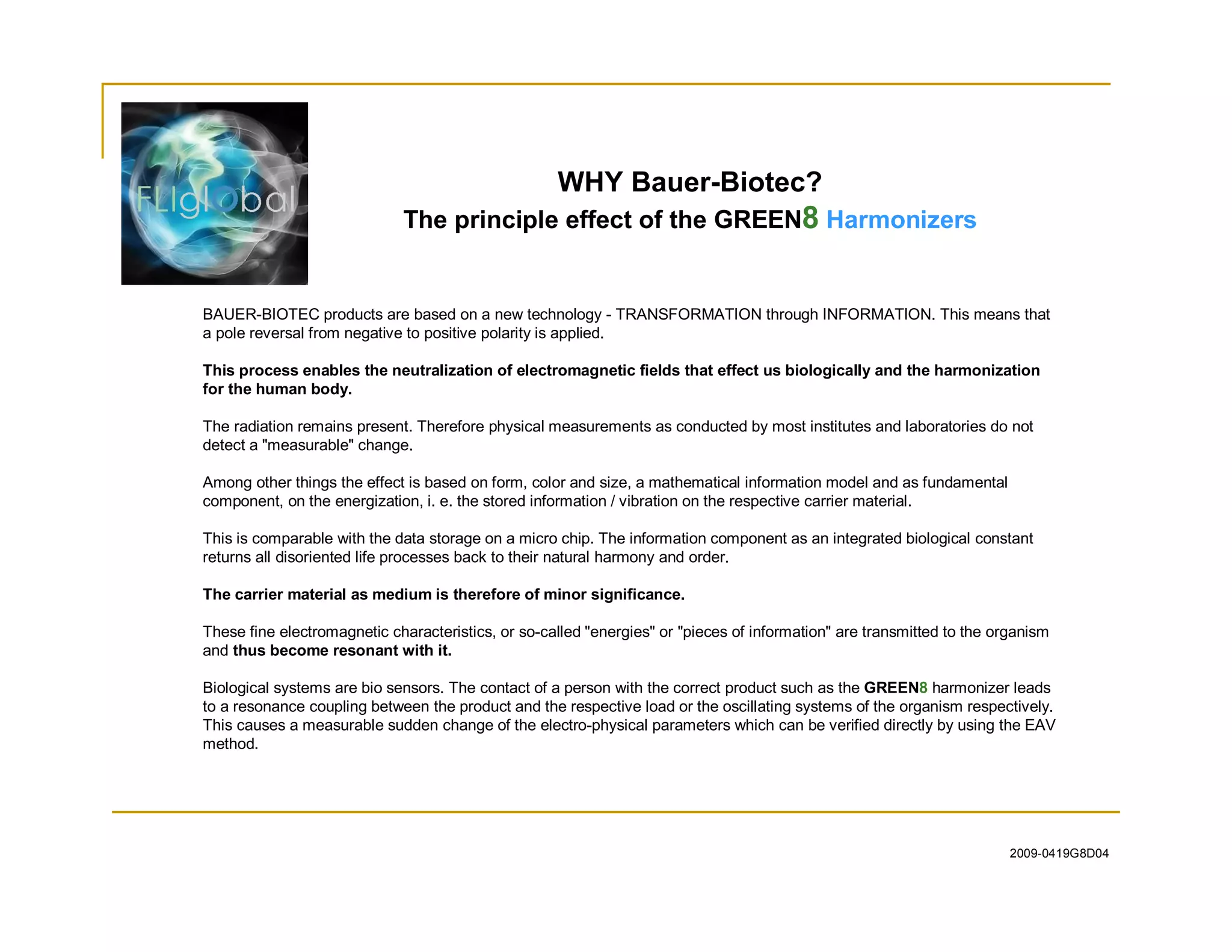 Fli Harmonizer Presentation | PPT