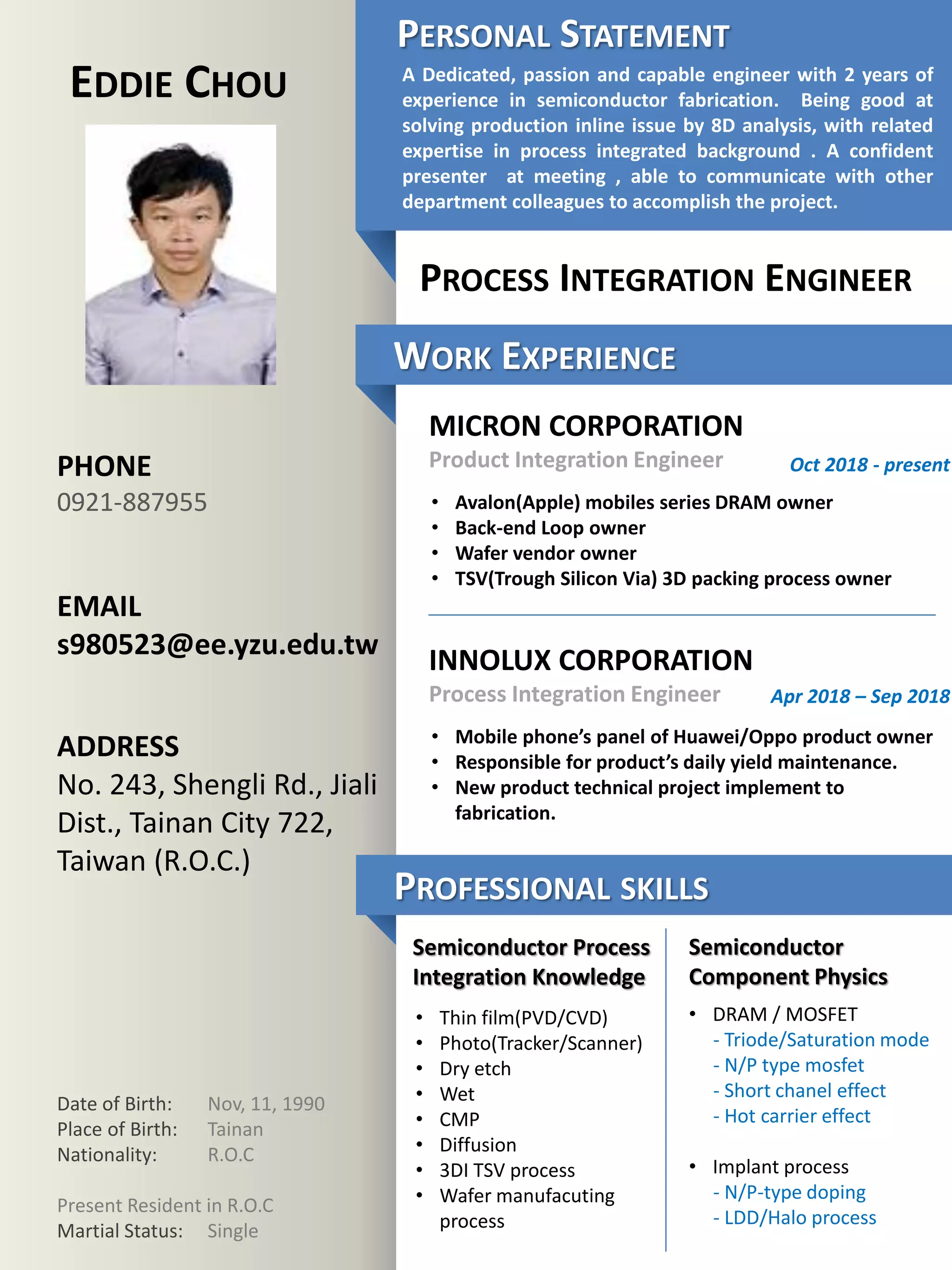 Resume of eddie | PDF