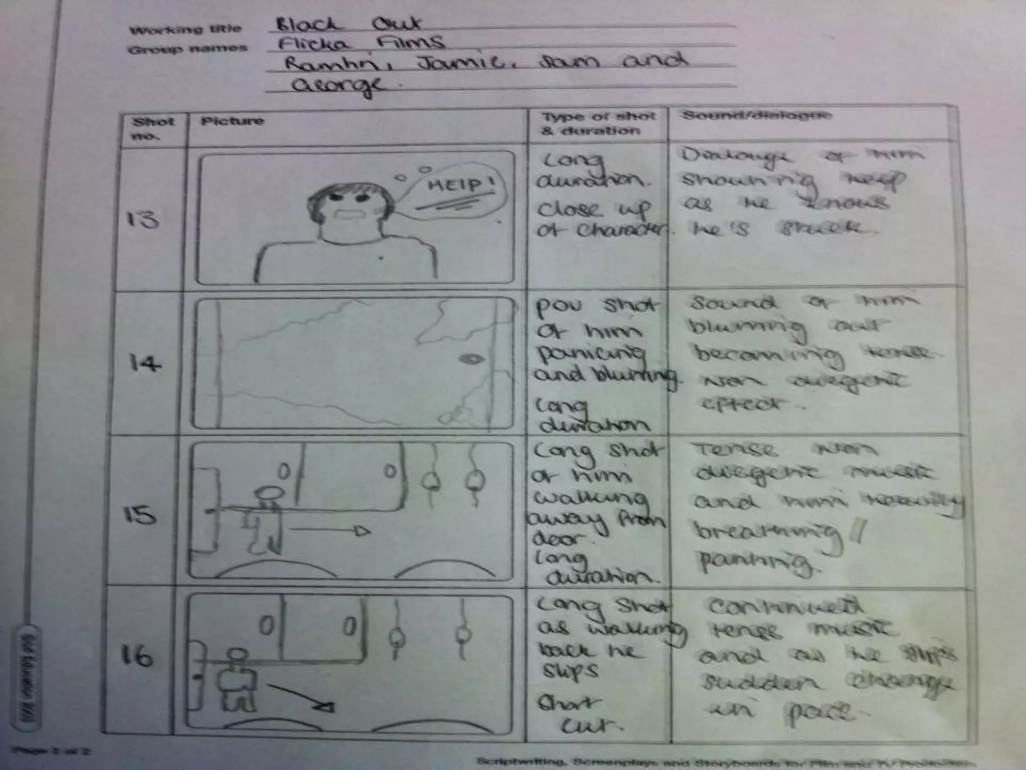 Flicka Films Storyboards | PPTX