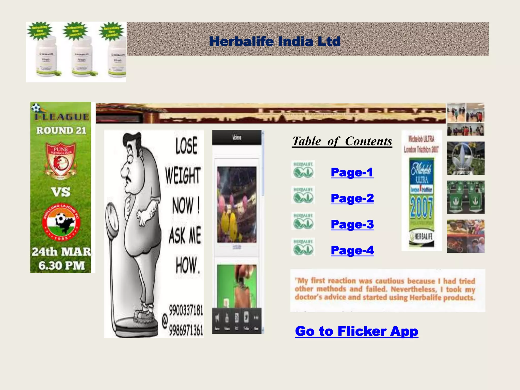 Flicker herbalife database app | PPT