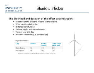 Wind Turbine Shadow Professor Gopu Flicker 2 | PPT