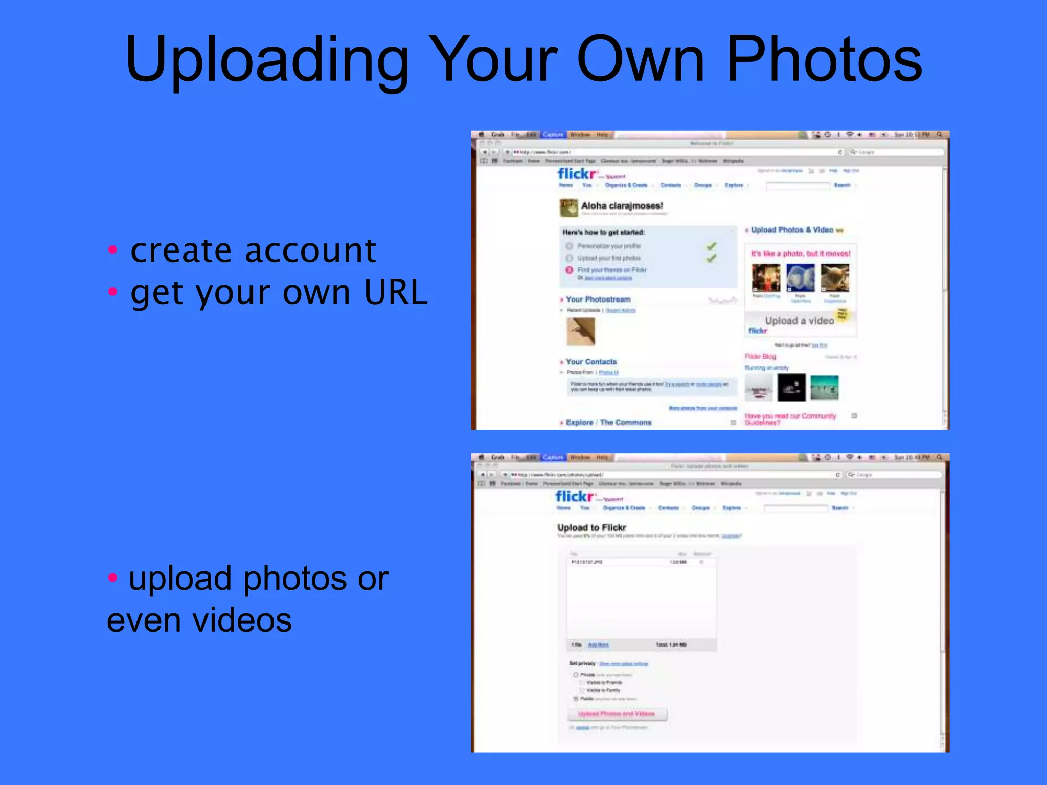 How to Use Flickr | PPT