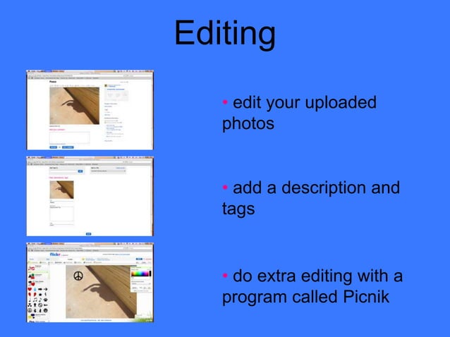 How to Use Flickr | PPT