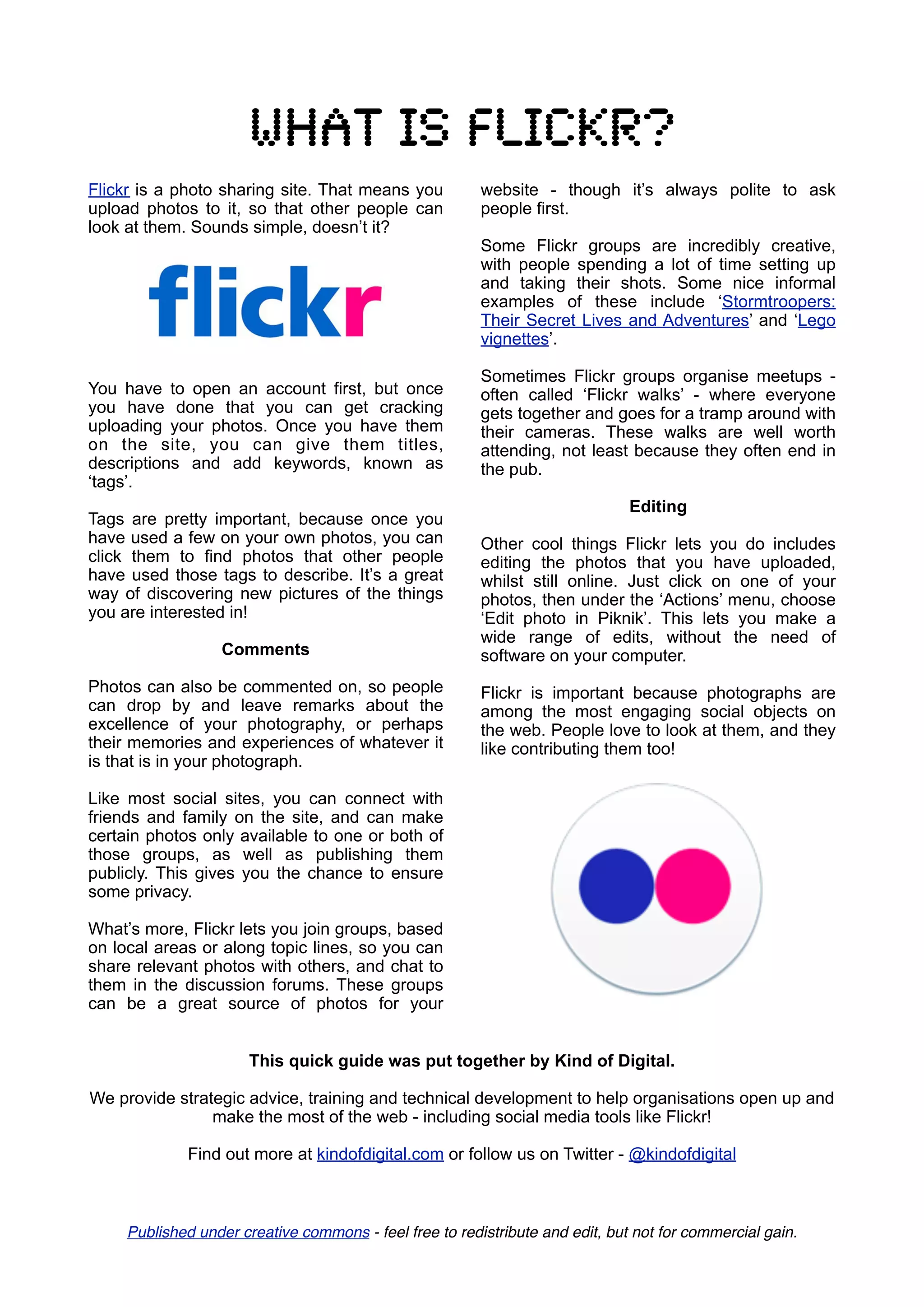What is Flickr? | PDF