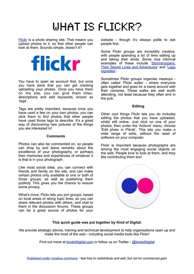What is Flickr? | PDF