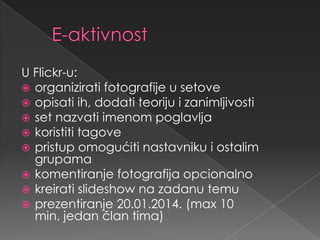 Web 2.0 alat - Flickr | PPTX