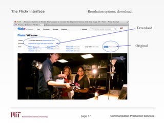 Flickr at MIT | PPT