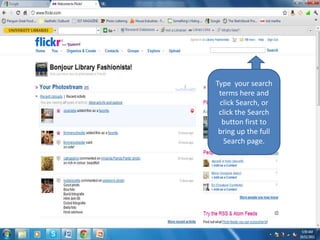 Flickr tutorial | PPTX