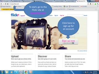 Flickr tutorial | PPTX