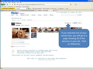 Flickr tutorial | PPTX
