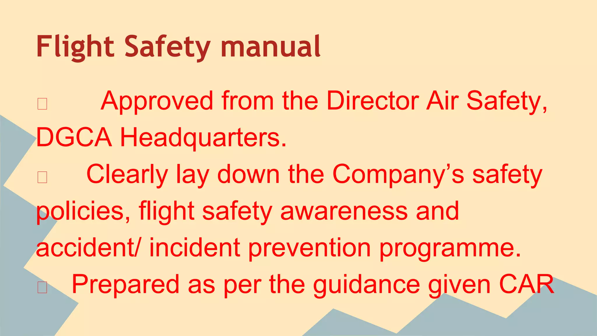 Flight safety awareness program | PDF