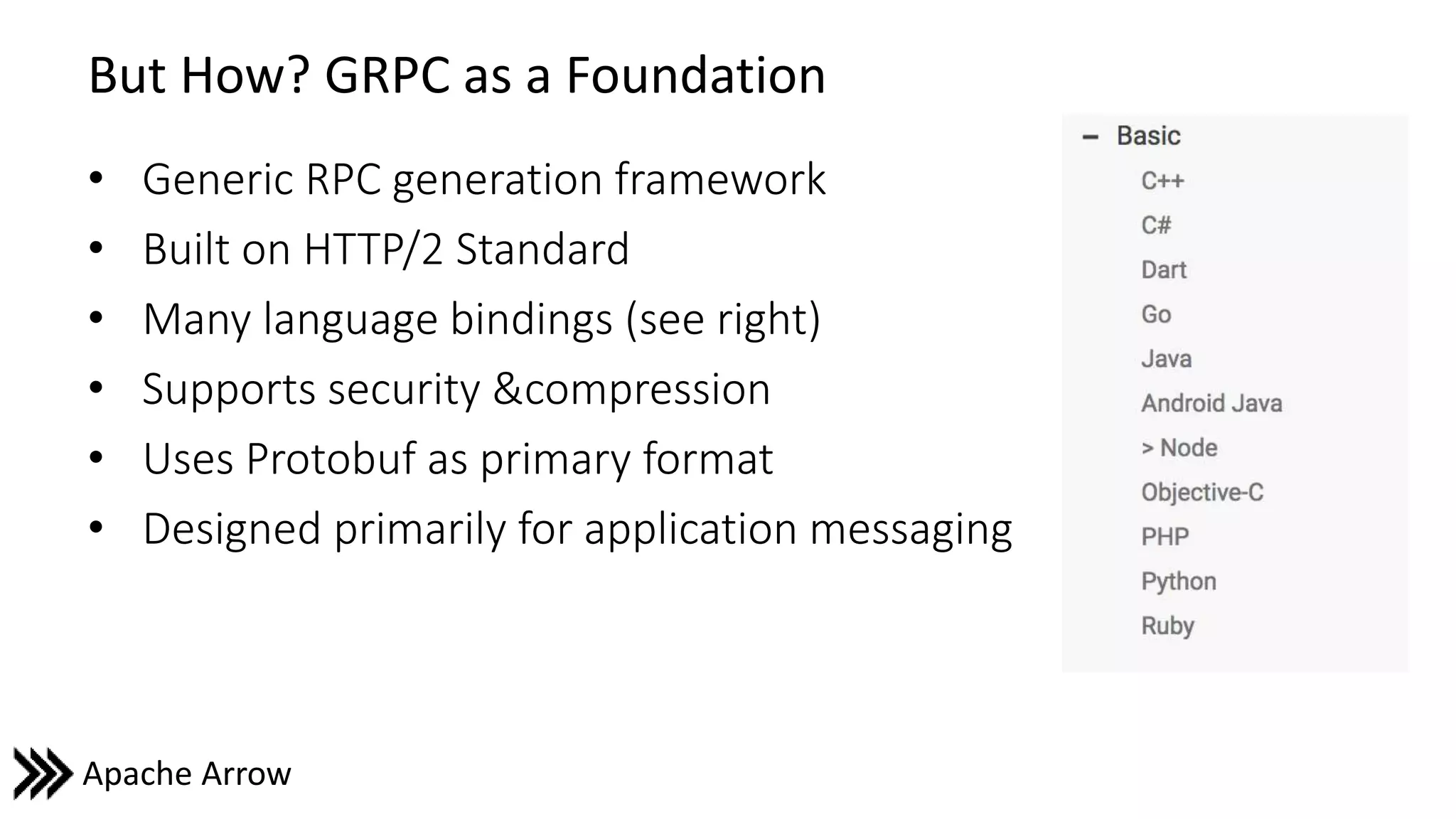 Apache Arrow Flight Overview | PPTX