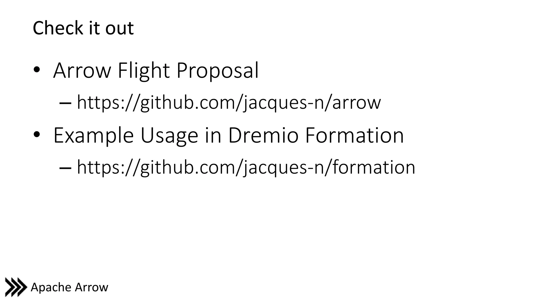 Apache Arrow Flight Overview | PPTX