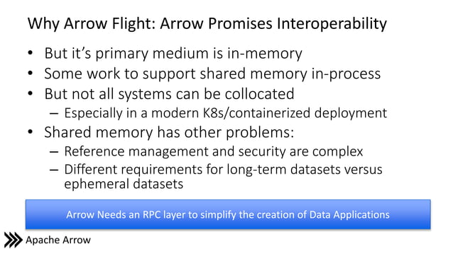 Apache Arrow Flight Overview | PPTX