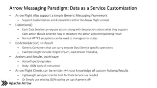 Apache Arrow Flight Overview | PPTX