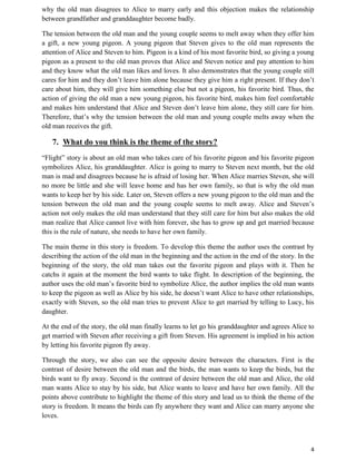 Flight (Doris Lessing) | PDF