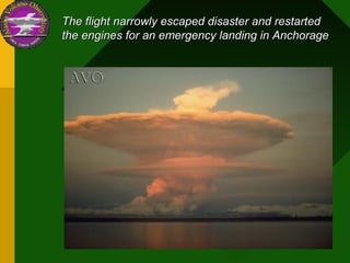 Flight Recording from KLM 867 as it flew into an ash cloud in 1989 | PPT