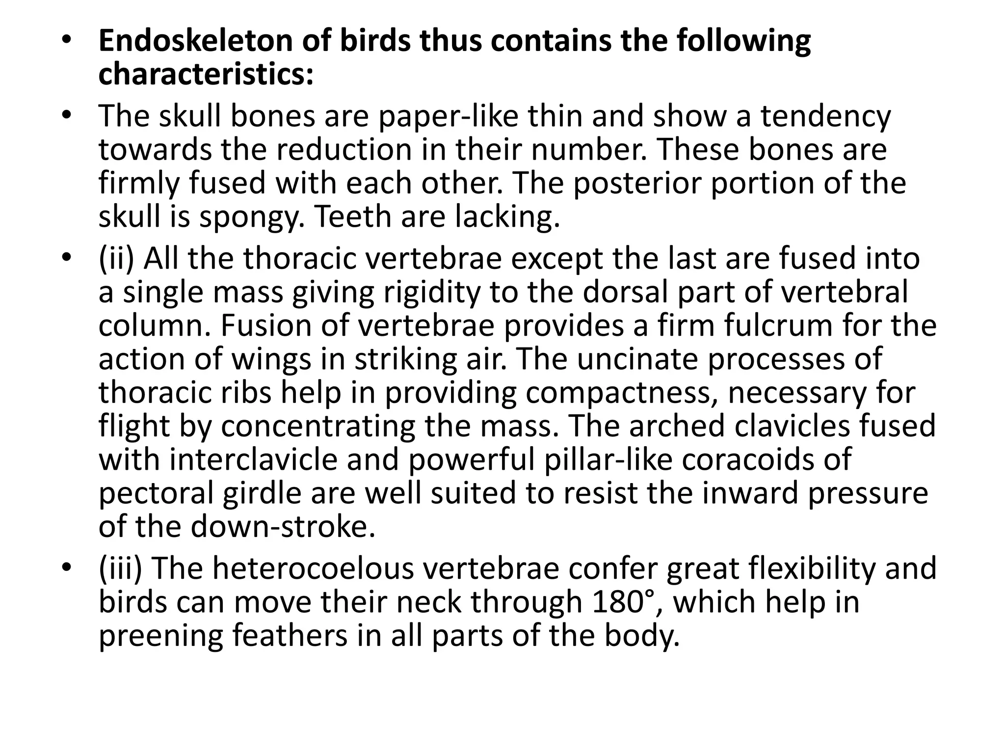 Flight adaptations in birds | PPTX