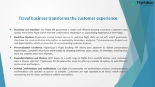 Flight API Integration | Flight API Integration | PPTX | Air Travel ...