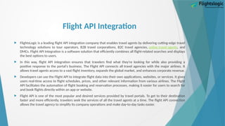 Flight API Integration | Flight API Integration | PPTX | Air Travel ...