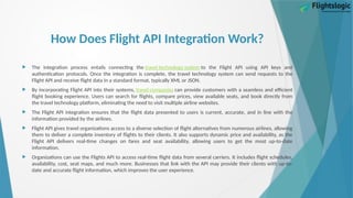 Flight API Integration | Flight API Integration | PPTX | Air Travel ...