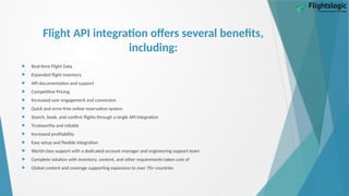 Flight API Integration | Flight API Integration | PPTX | Air Travel ...