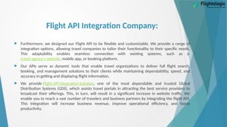 Flight API Integration | Flight API Integration | PPTX | Air Travel ...