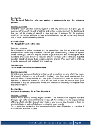 Flight Attendant Interviews Made Easy | PDF
