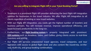 Flight Booking API Cost, Flight and Hotel Booking API | PPTX | Web Development | Internet